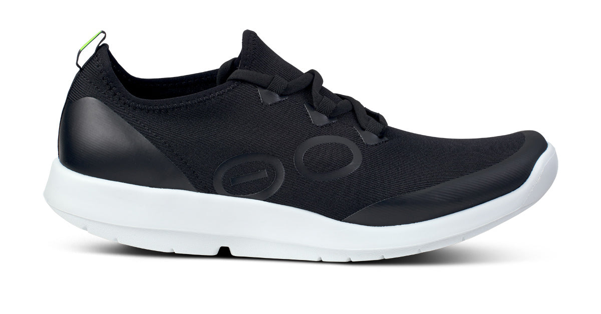 OOmg Sport Lace Men White Black – OOFOS HK